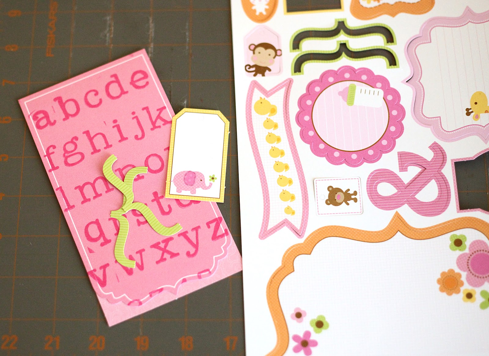 Doodlebug Design Inc Blog: Tuesday Tutorial: Alphabet Card by Kandis