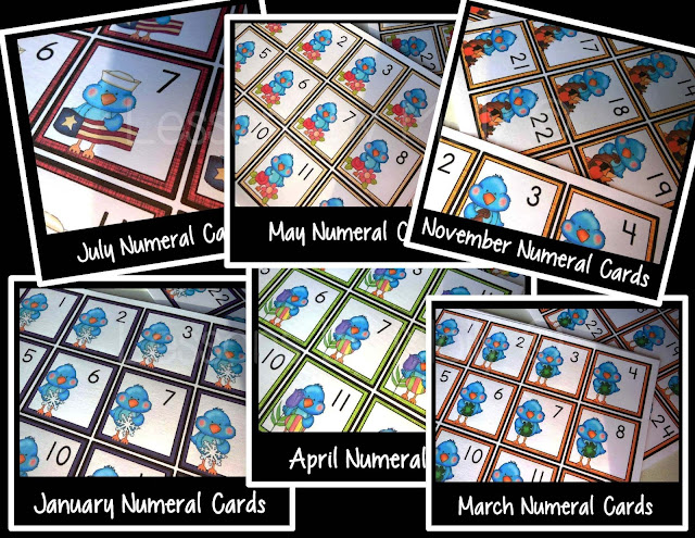 Lessons by Molly: Educational Calendar Display Set