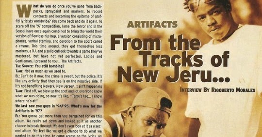HipHop-TheGoldenEra: Microphone Check : Artifacts - From The Tracks of ...