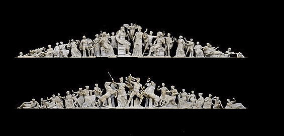 13 TURDETANOS: frontones de partenon de atenas