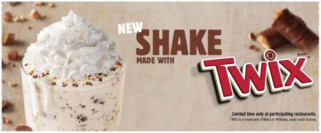 New Twix Shake Available at Burger King