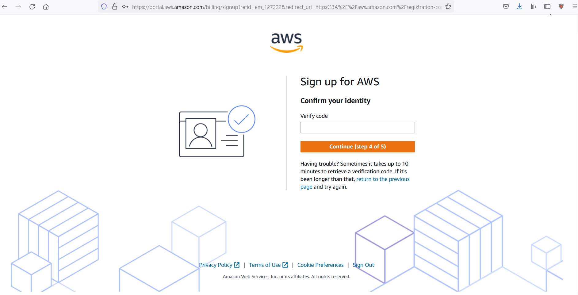 My Network Lab: Creating AWS Free Tier Account