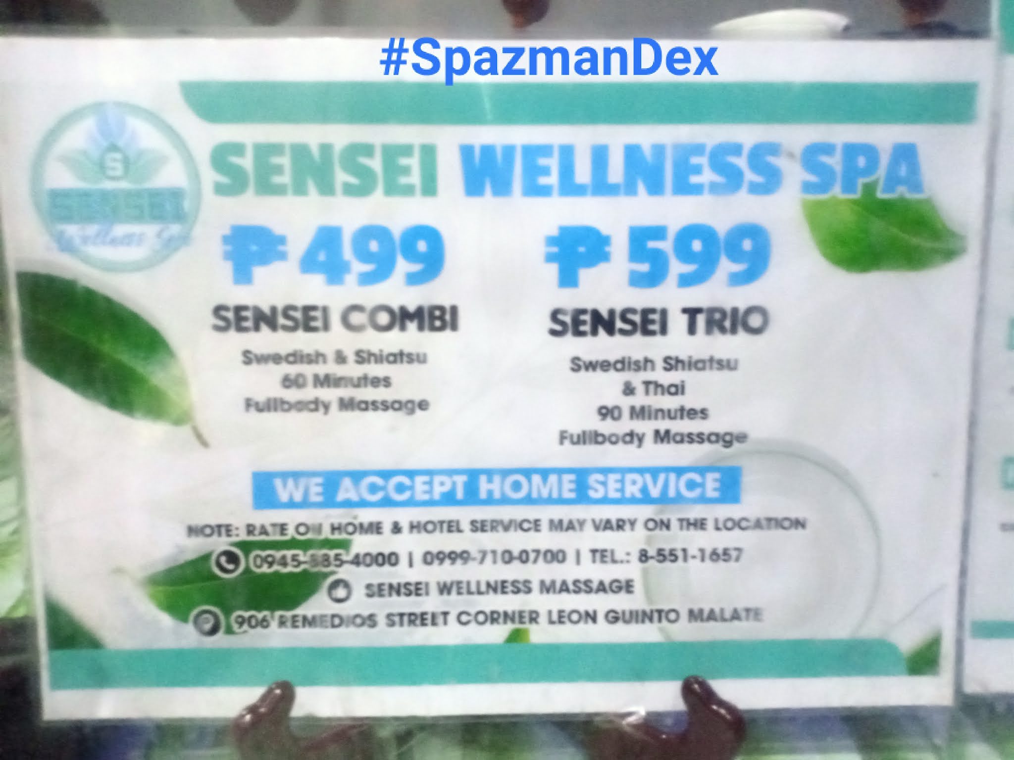 The Spadventures of Spazman Dex: SENSEI WELLNESS SPA ( Malate, Manila ...