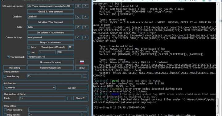 Sqlmap Gui