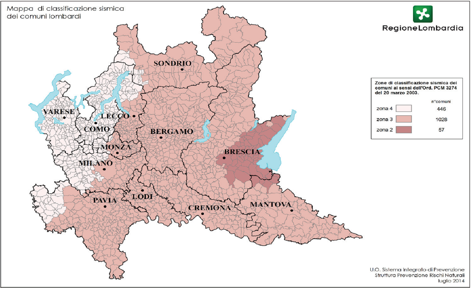 Brianza Centrale: La storia sismica della Brianza