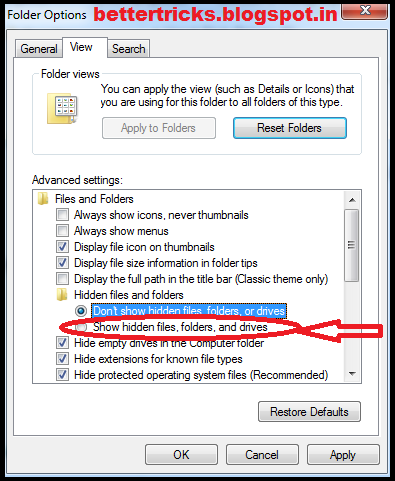 How To Unhide Hidden Files Or Folder