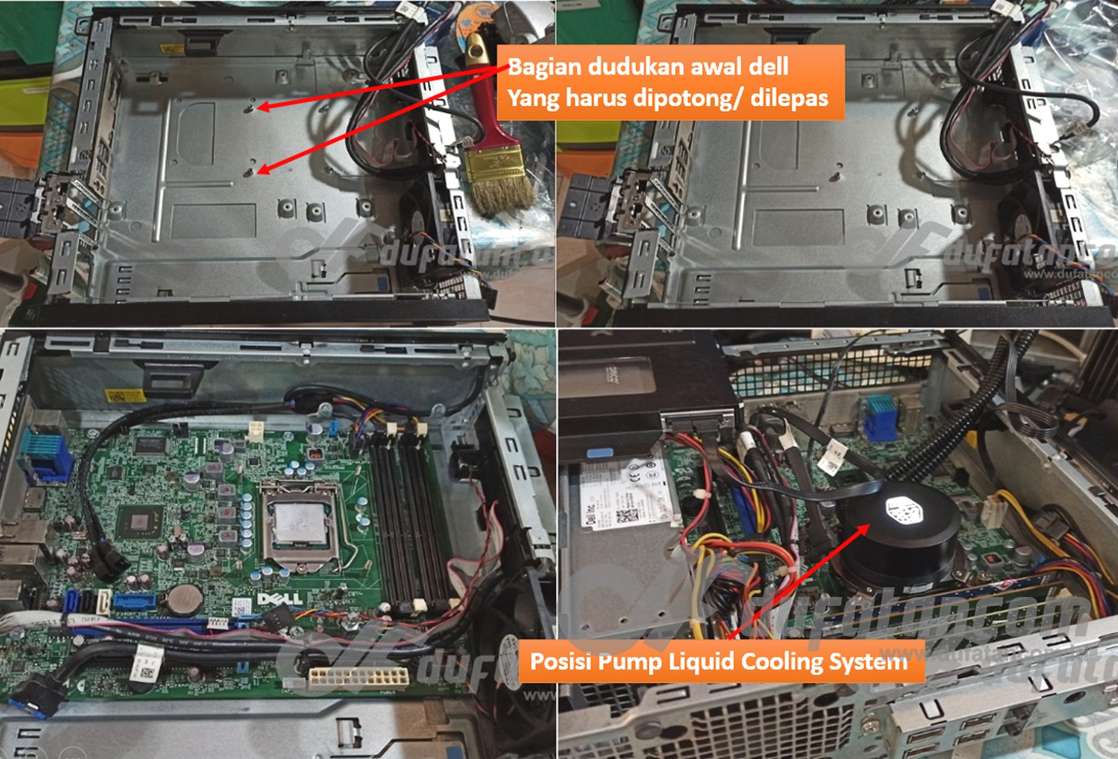 Modifikasi Dell Optiplex SFF dengan Water Liquid Cooling (Liquid ...