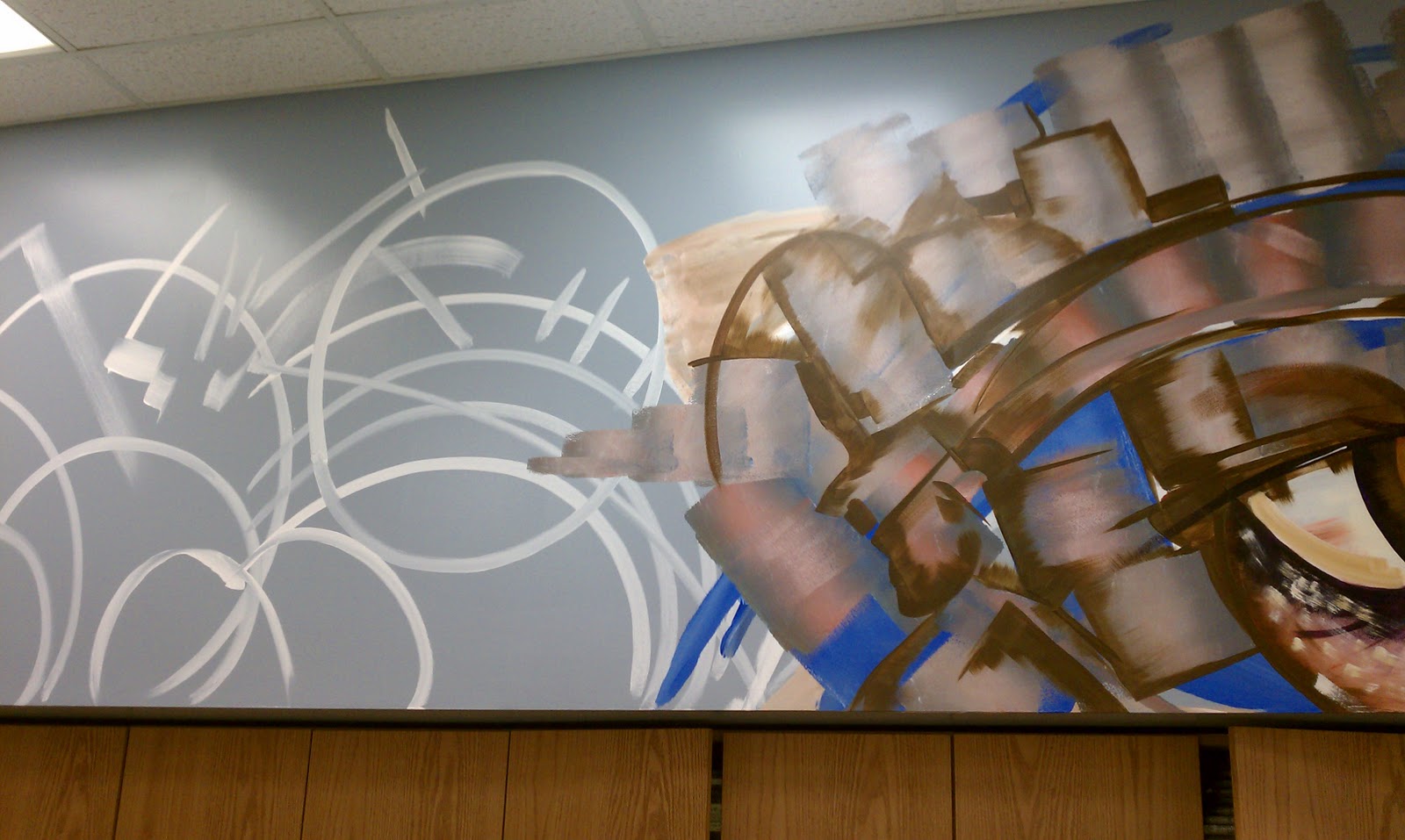 Art Rocks!: Sneak Peek @ Art Room Mural and Collaborative Circle Paintings