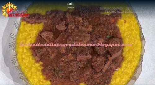 Risotto Milano al ragù di ossobuco ricetta Sergio Barzetti da E' sempre ...