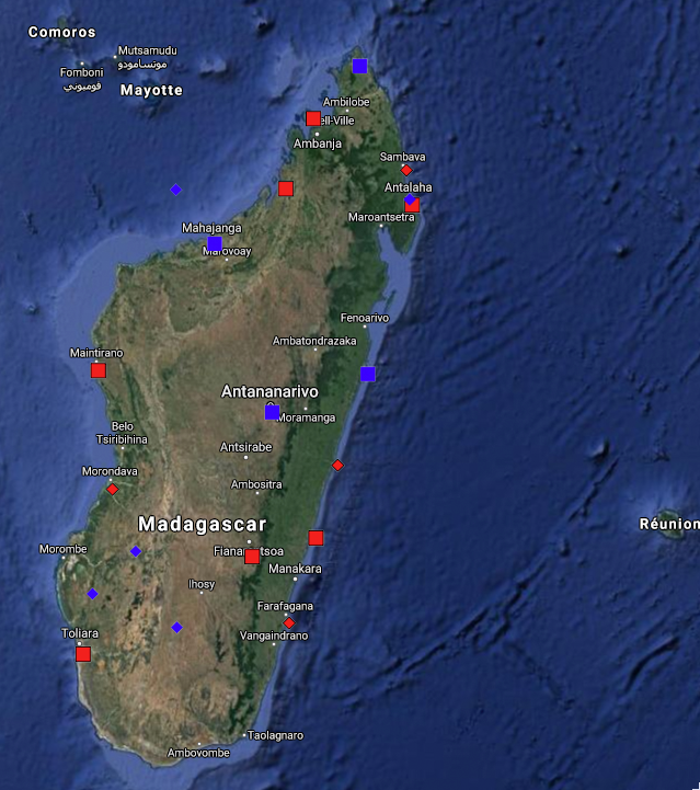 Climate Science Investigations: 77. Madagascar - temperature trend ...