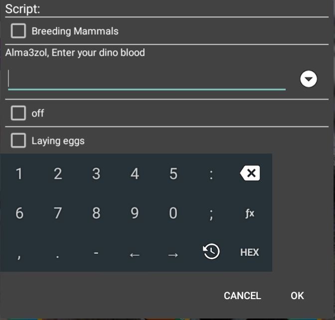 Ark survival evolved mobile hack script 2.3.0