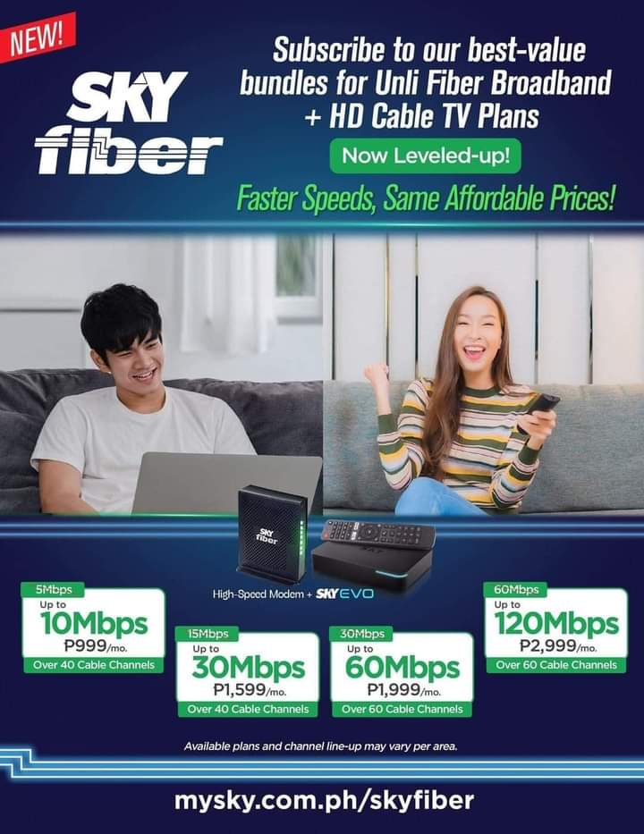 EXPERIENCE LEVELED-UP SPEEDS AT SAME AFFORDABLE RATES WITH SKY FIBER ...