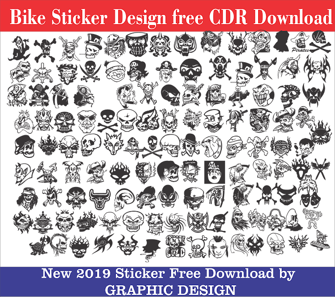 Cool Bike and car Sticker Designs free CDR and PNG Download by "GRAPHIC ...
