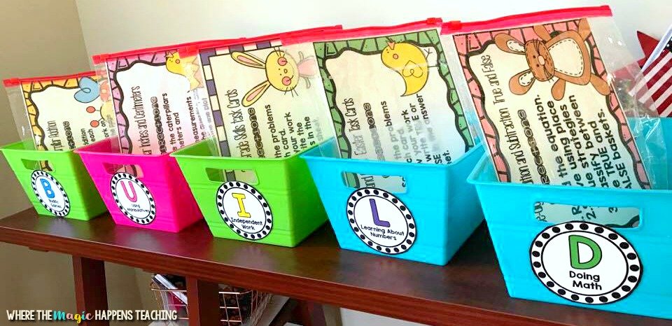 15 Great Spring Math Centers for 2nd Grade - Where the Magic Happens