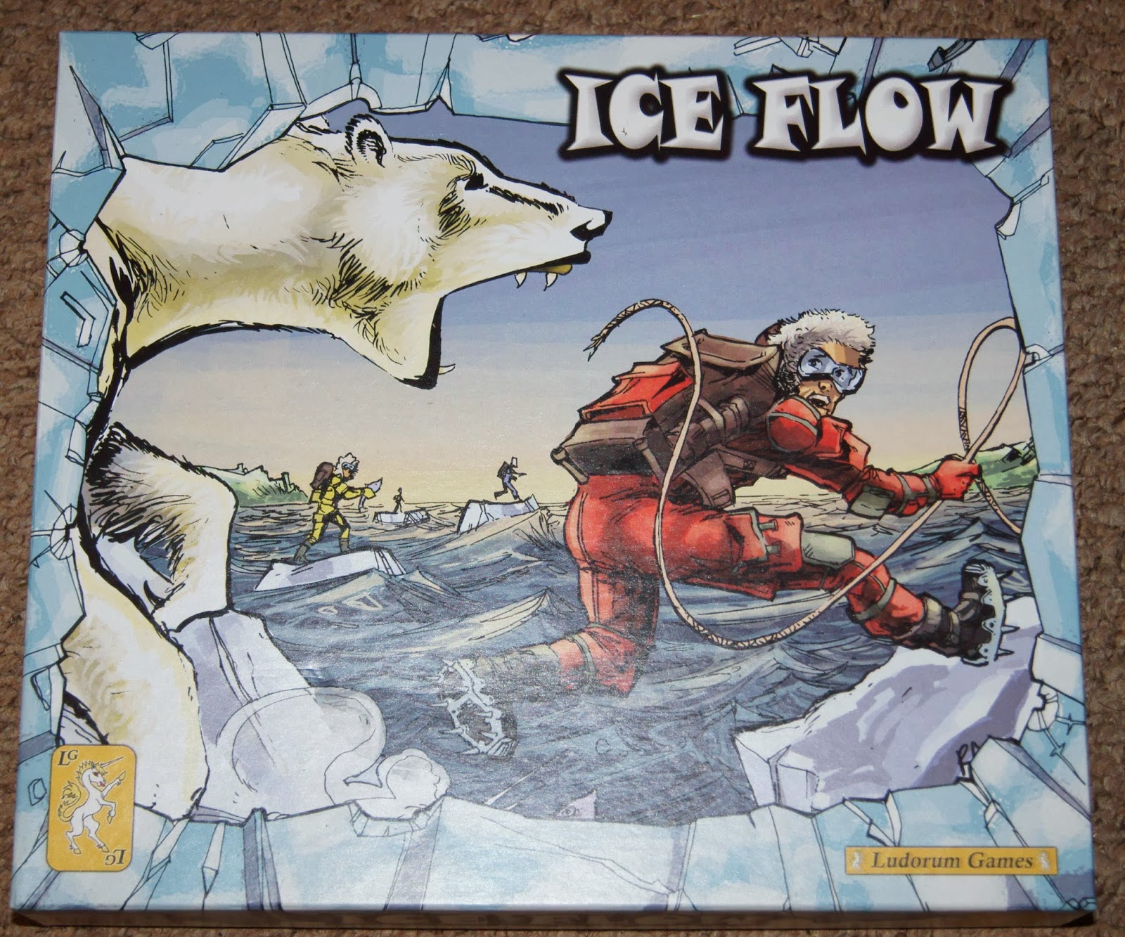 Keith's Tabletop Gaming / Painting Blog: Ice Flow - A Boardgame Review