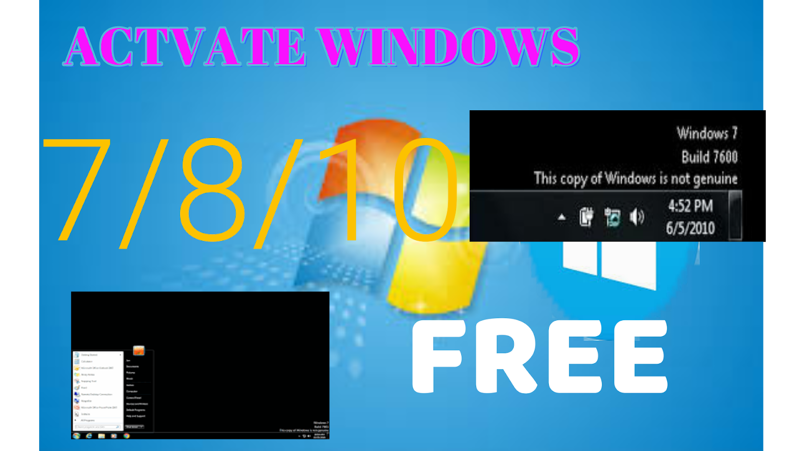 (PROVED) How to WINDOW 10 actvator / How to actvate window 7