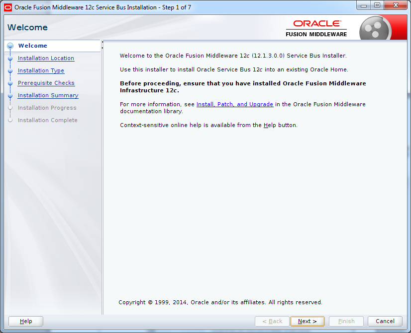 Adsterra Business Service Oracle Server Bus Installation