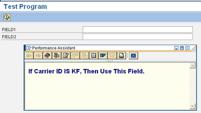 Sample Program On AT SELECTION-SCREEN ON HELP REQUEST FOR field- 1.