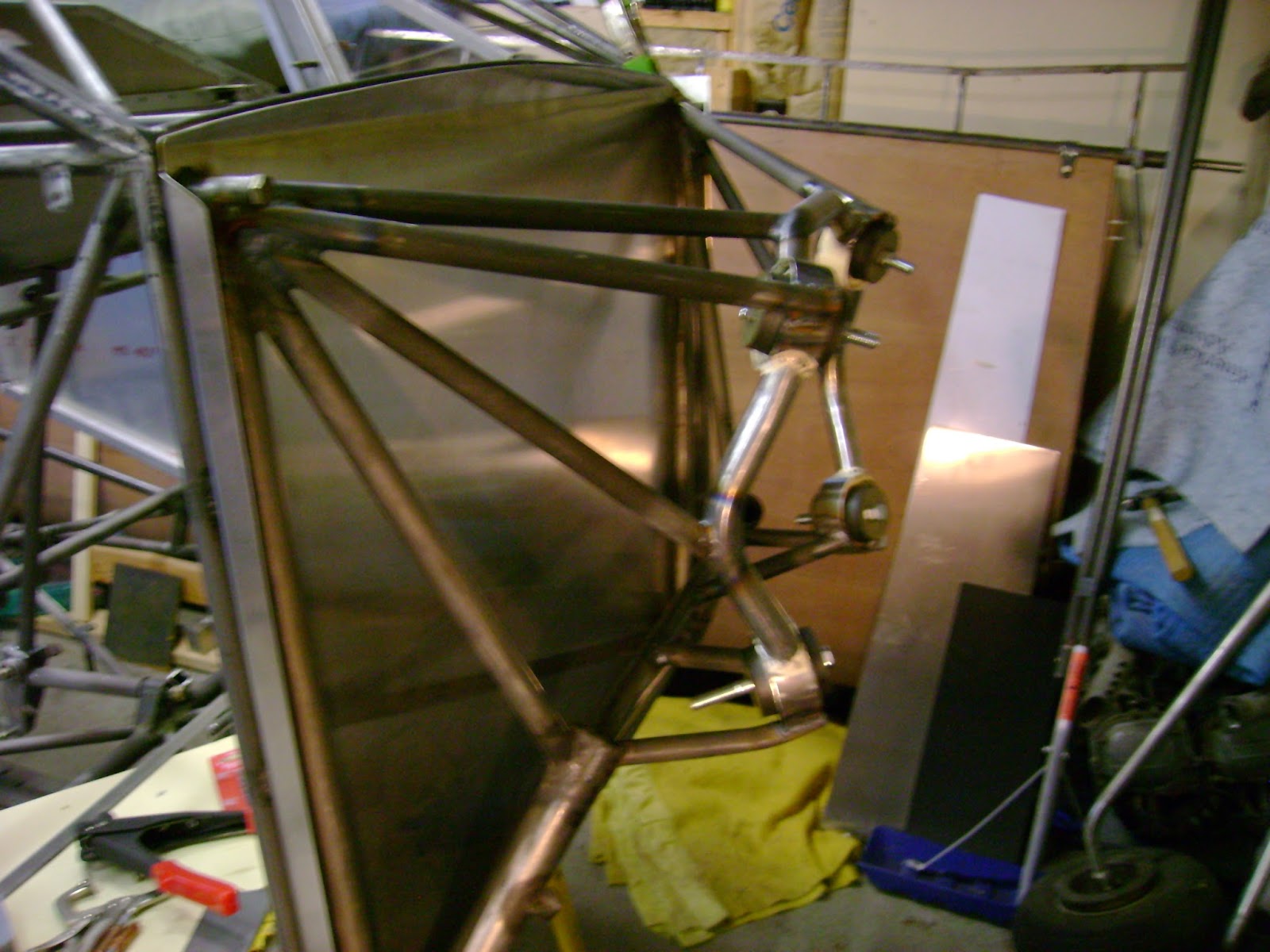 Tailwind Build in Minnesota: Engine mount for dynafocal engine.