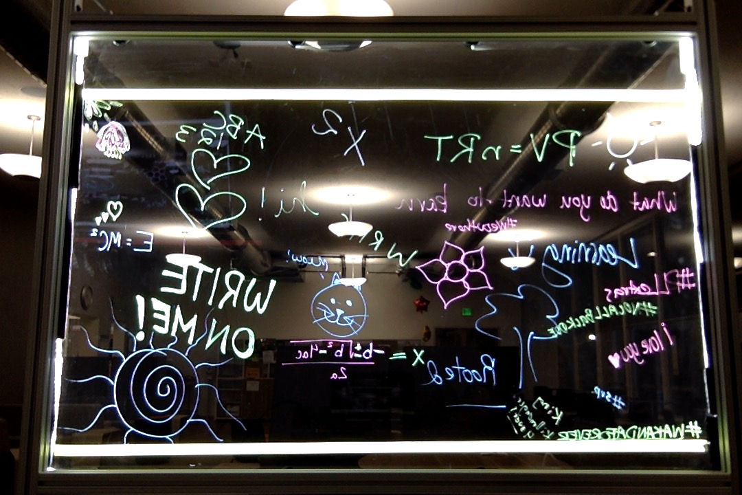 LC Educational Technology Blog: Lightboard at the Grad School