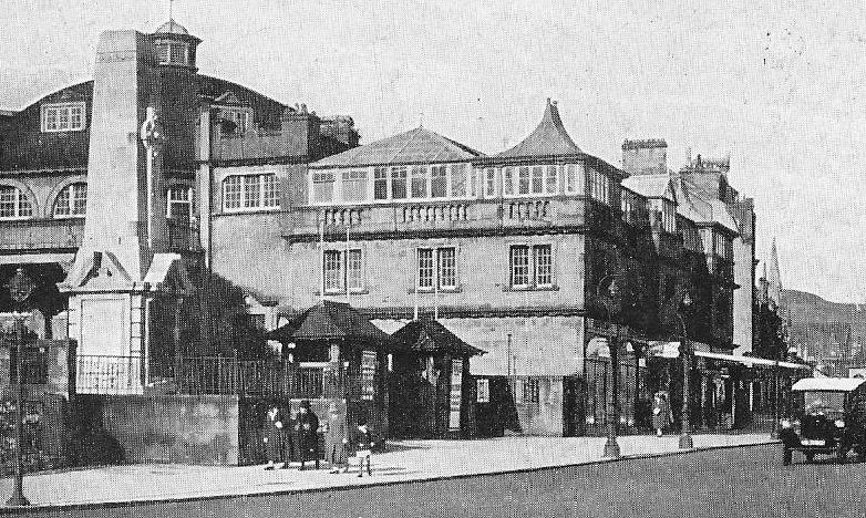 Tour Scotland: Old Photograph War Memorial Dunoon Scotland