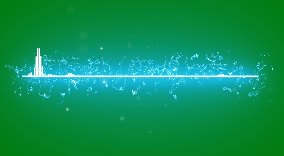 Amazing green screen line audio spectrum | New audio spectrum | New ave ...