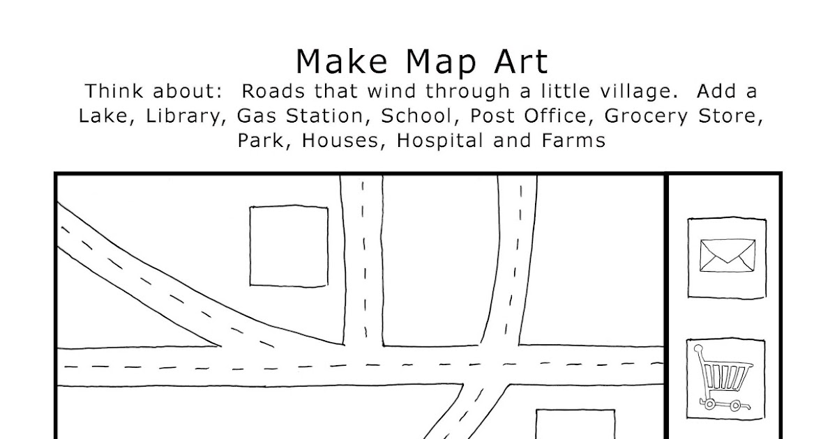 Hey, That's My Art Teacher: Make Map Art!