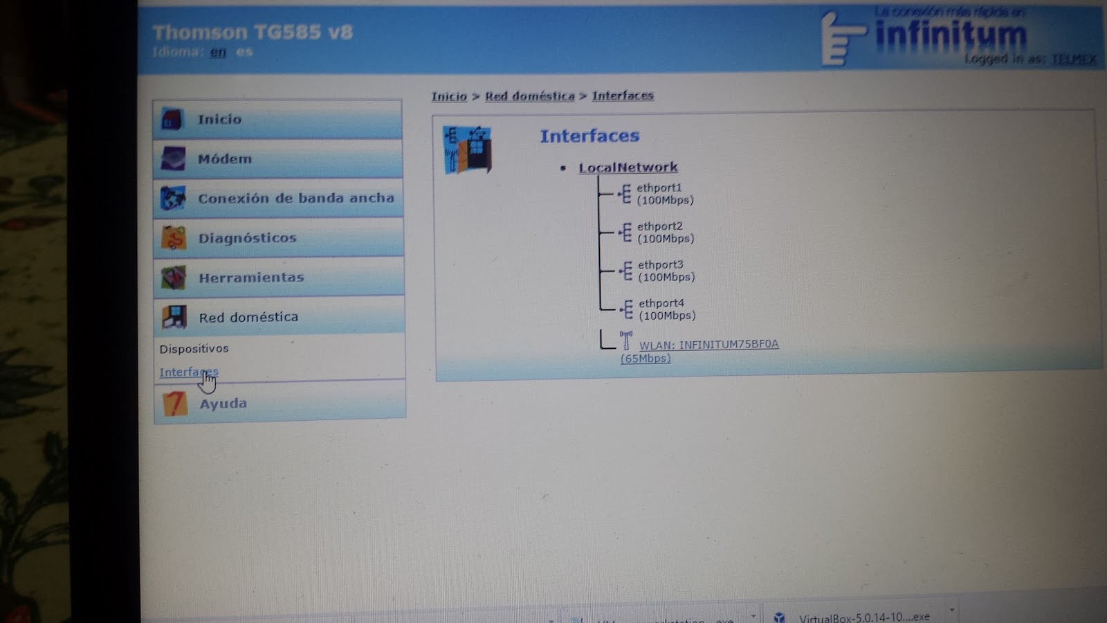 MTL UPSUM J. Manuel Guerrero: Configurar modem TELMEX HG530 modo Puente ...