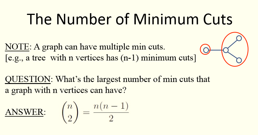Counting Minimum Cuts (Algorithm) ~ Your Education