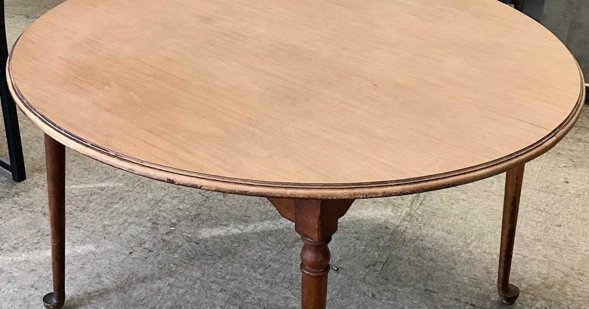Uhuru Furniture & Collectibles: Reduced Round Dining Table - $65 $45 SOLD