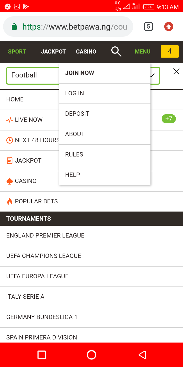 How to withdraw on bet pawa