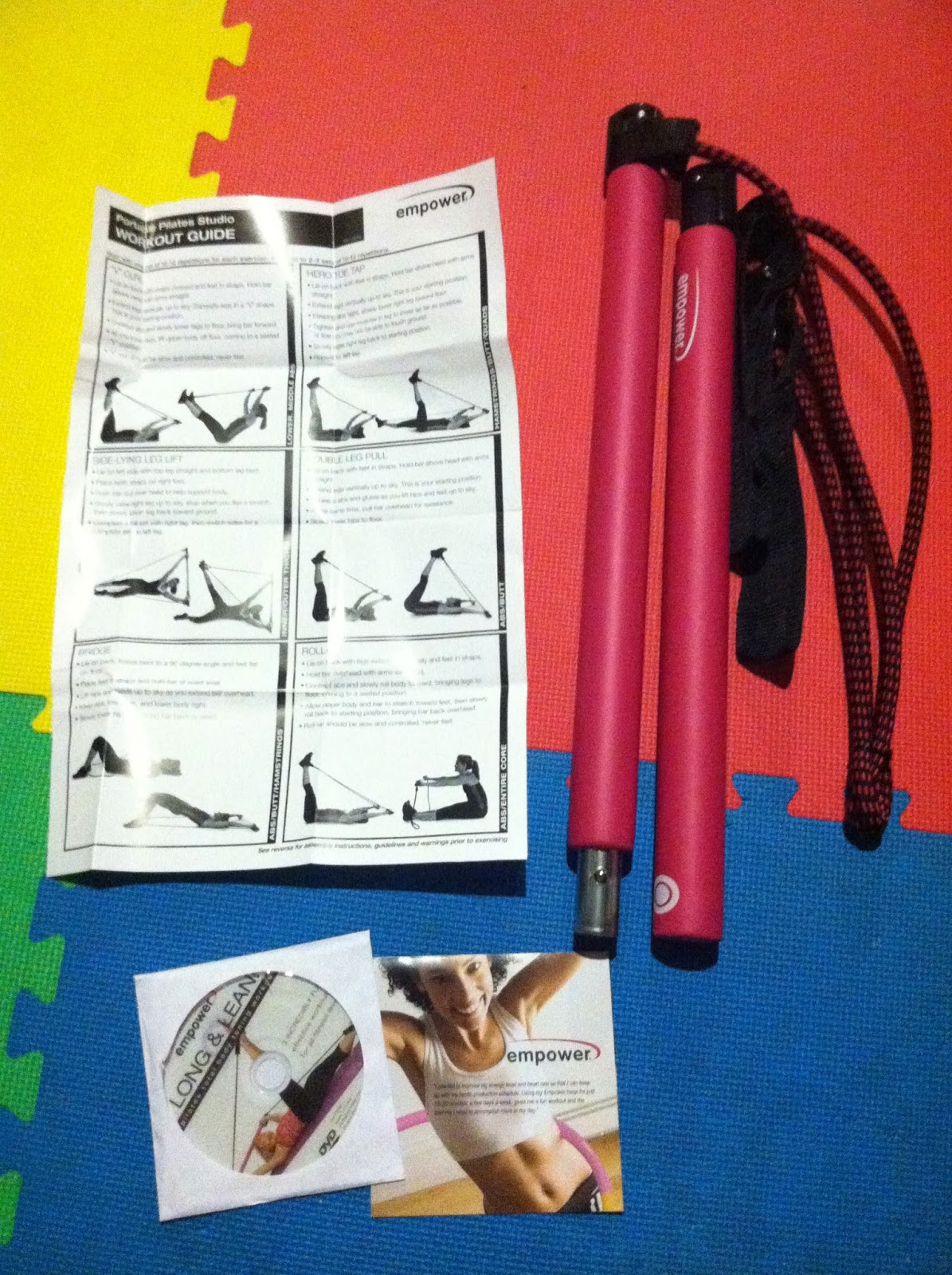 EmpowerMoms: Empower Fitness Portable Pilates Studio kit and dvd Review