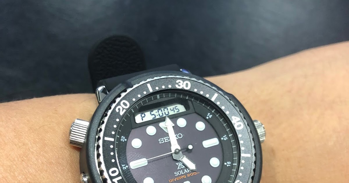 My Eastern Watch Collection: Seiko Prospex Ana-Digi Solar Dive Watch ...