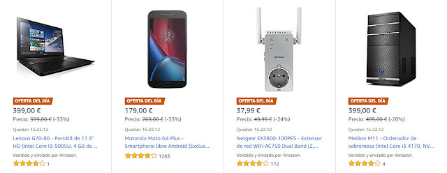 ¡Solo 26/06! Grandes descuentos en "Ofertas Diarias" de Amazon