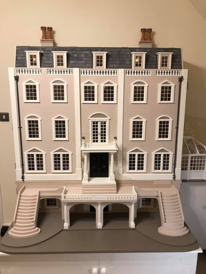 misminicasas: Cottesmore House Manor, la fachada.