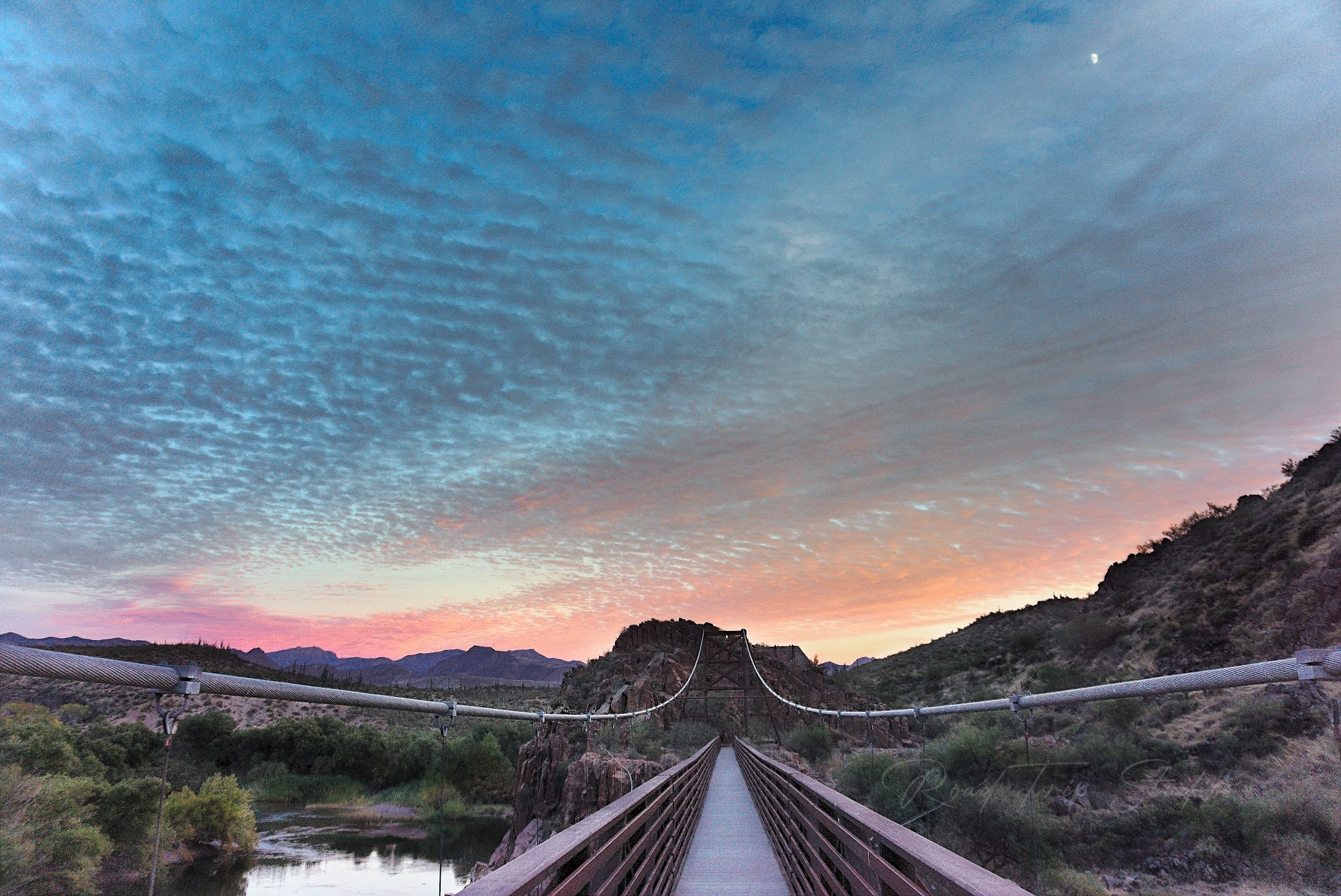 Sheep Bridge Over the Verde River, Yavapai County, Arizona
