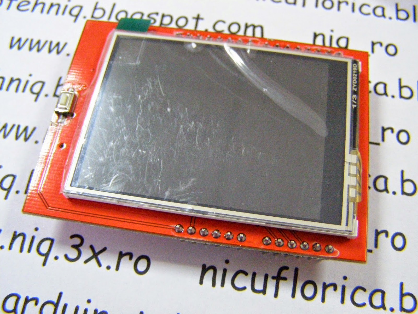 Arduino tehNiq: 2.4" touch TFT LCD shield