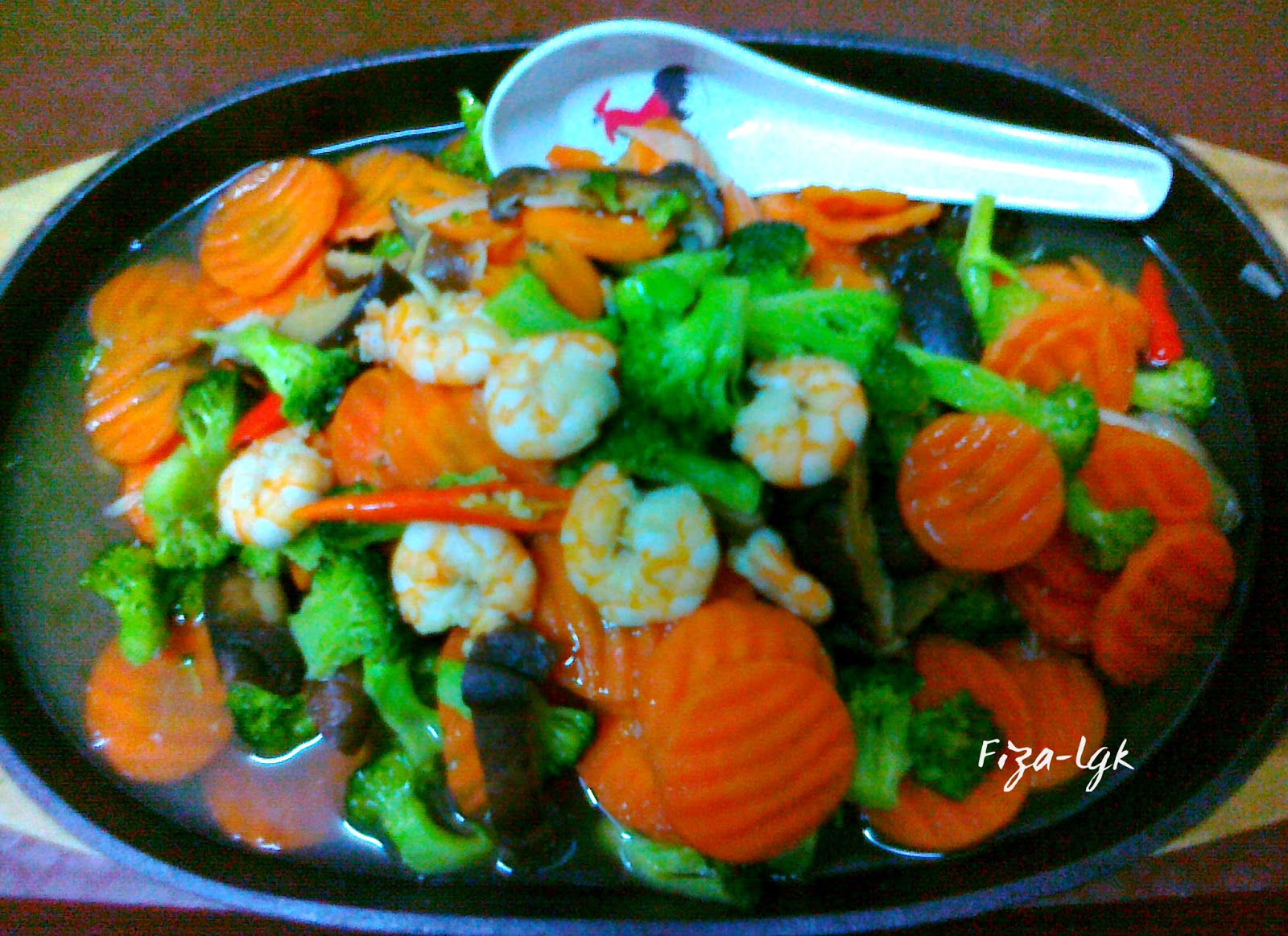 MIX VEGE SIZZLING | Fiza's Cooking