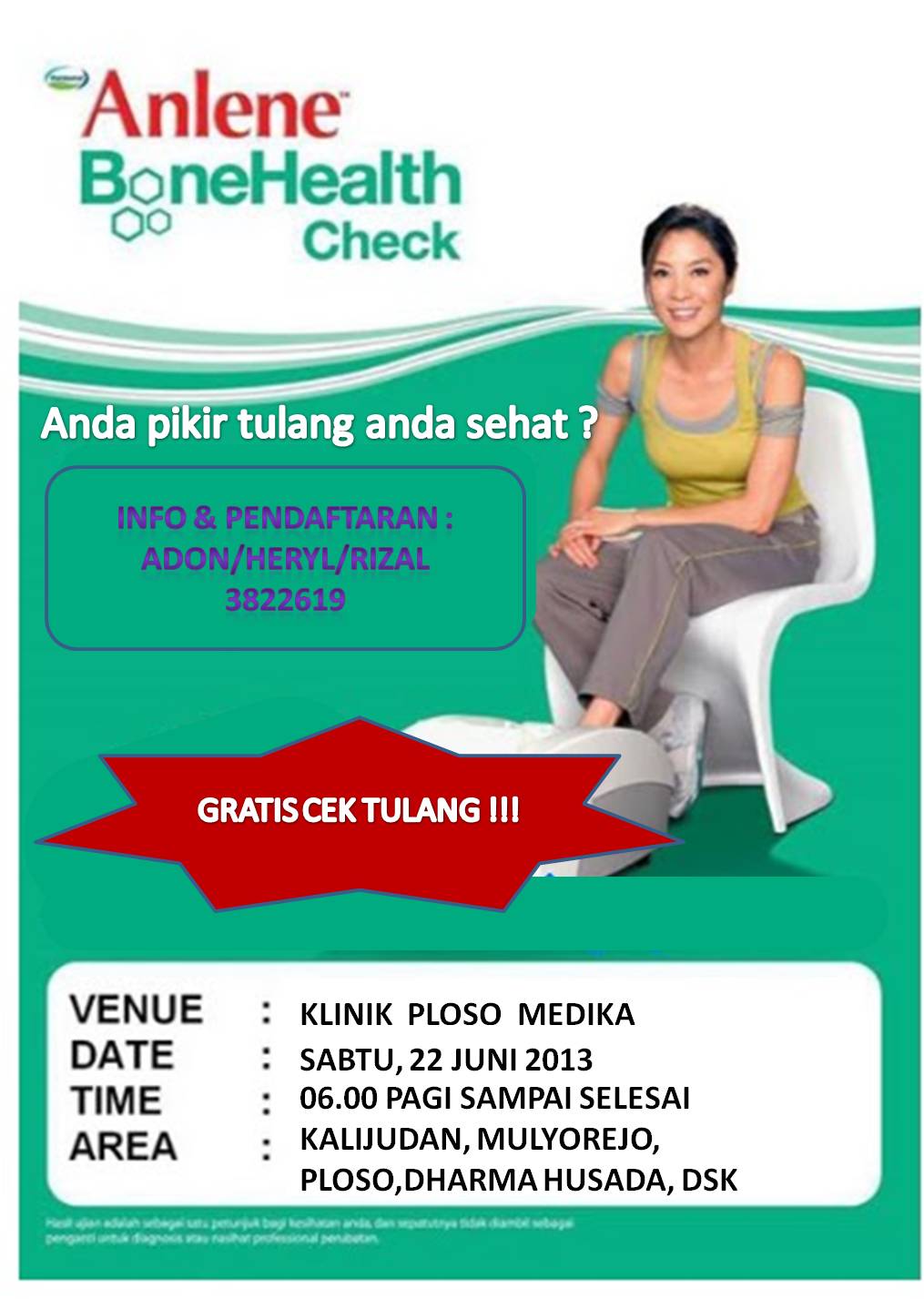 JOIN PROMO JATIM: BONE HEALTH CHECK ANLENE