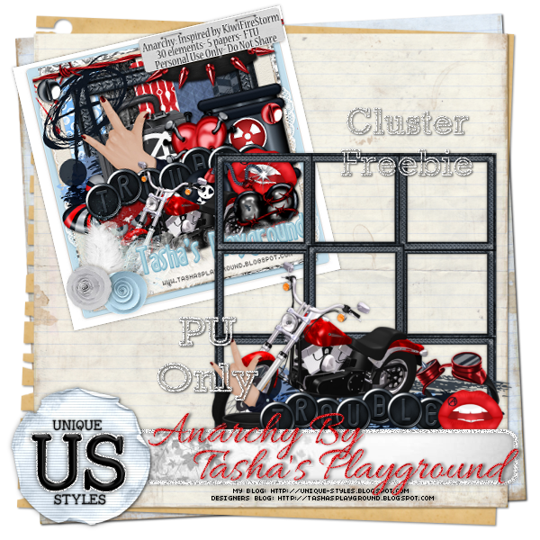 Tasha's Playground: Cluster Frame Freebie!