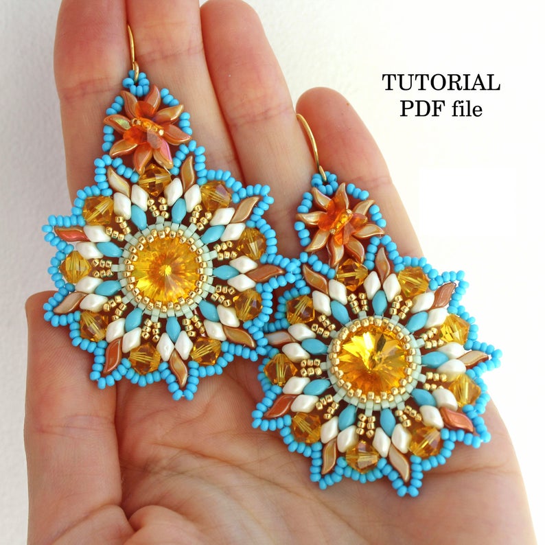 Colorful Beadwork Jewelry Designs by WonderfulJewelryShop / The Beading Gem