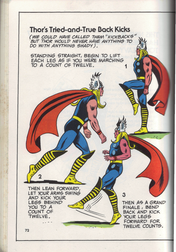 The Dork Review: The Mighty Marvel Comics: Strength and Fitness Book