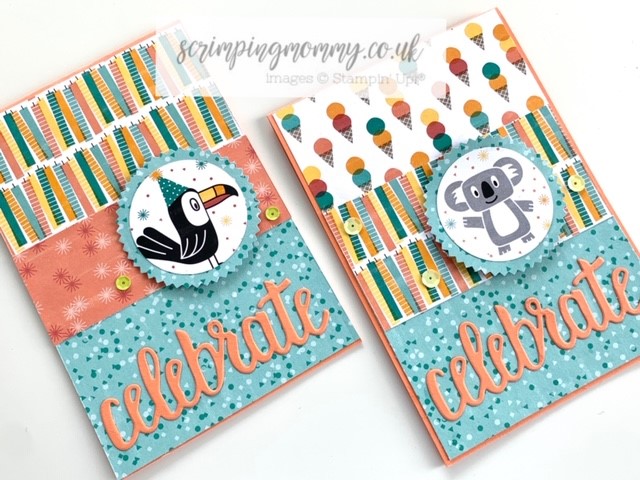 scrimpingmommy: Birthday Bonanza 'whack a stack' 15 cards