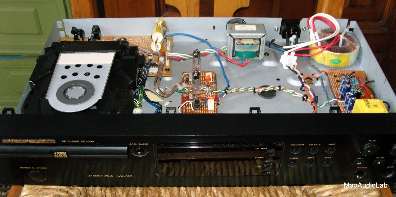 Mao Audiophile Modifications: Marantz CD-5000 tube CD-Player a real ...