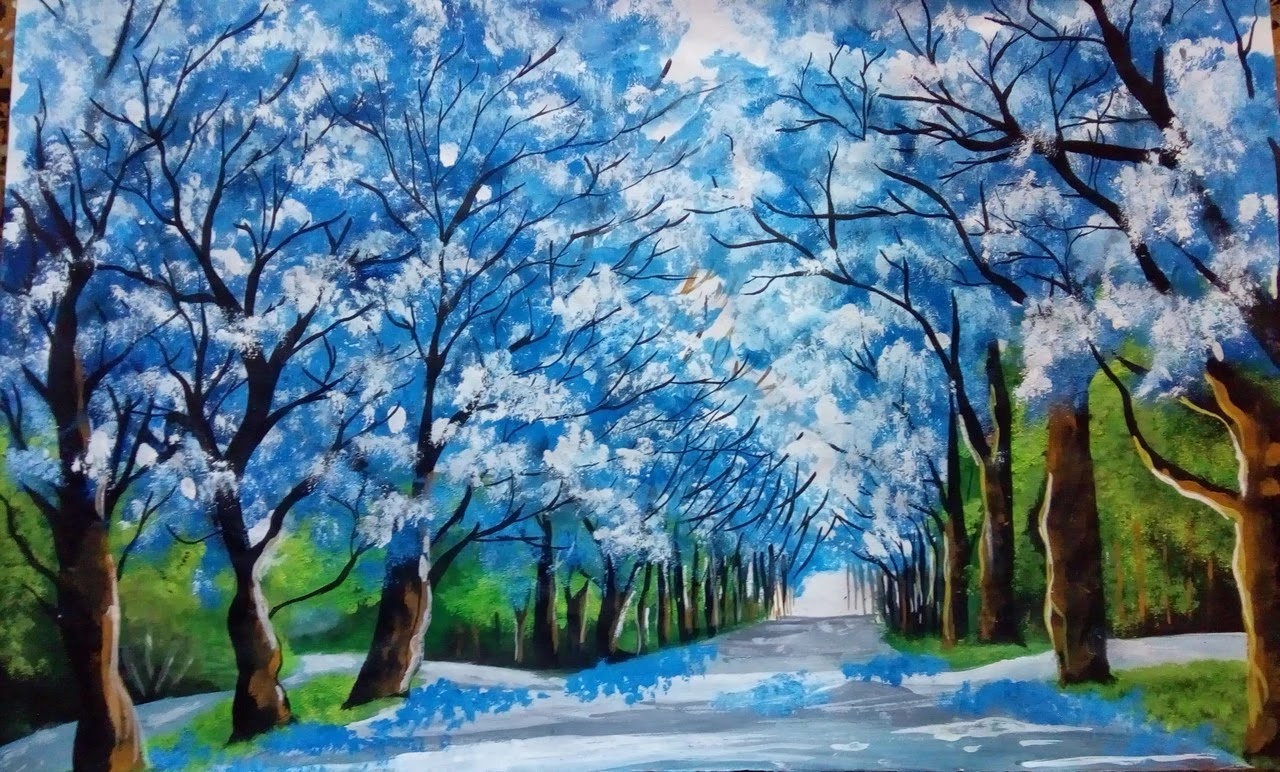 50+ Beautiful Tree Painting Ideas for Inspiration