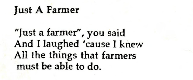 Barberry Hill Farm: Just A Farmer – A Poem by Helen G. Coon (repost)