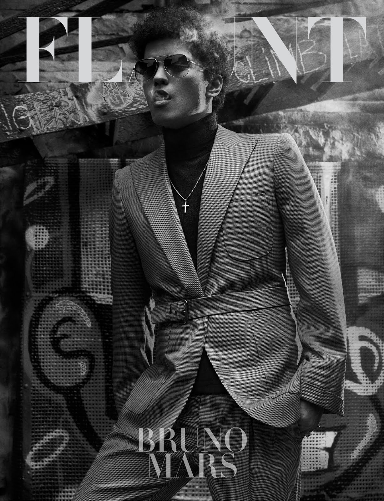 Bruno Mars Mania: Bruno Mars Flaunt Magazine Cover