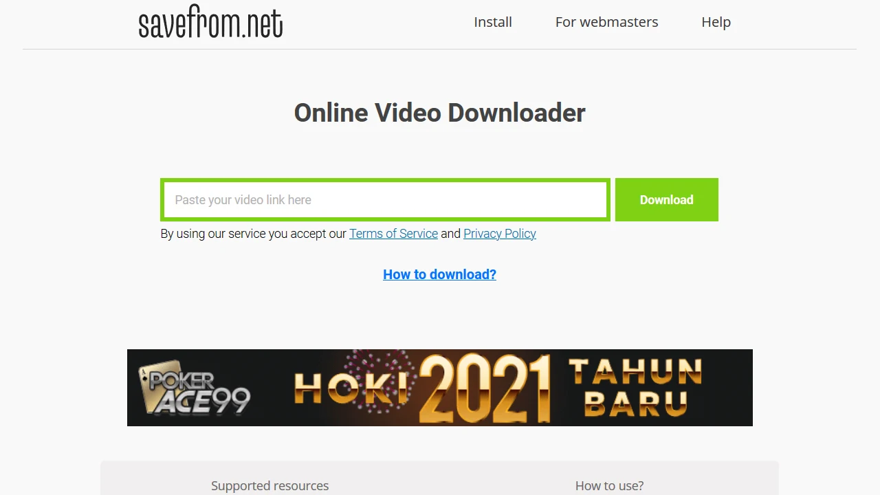 Savefrom, Online Video Downloader Terbaik?