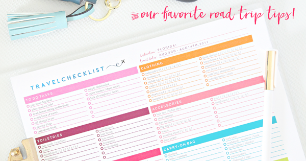 IHeart Organizing: Our Favorite Road Trip Tips!