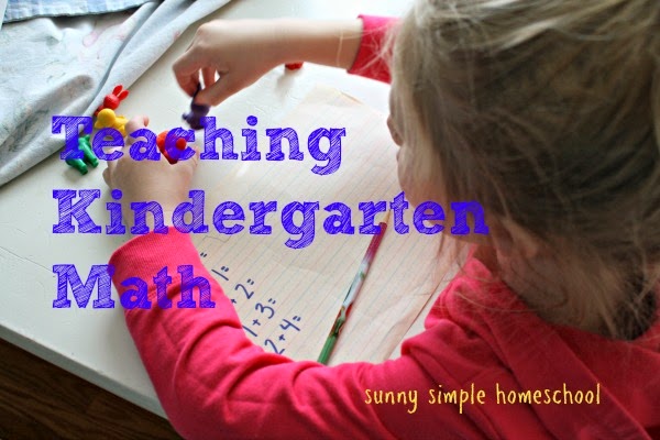 Sunny Simple Life: Teaching Kindergarten Math with Manipulatives